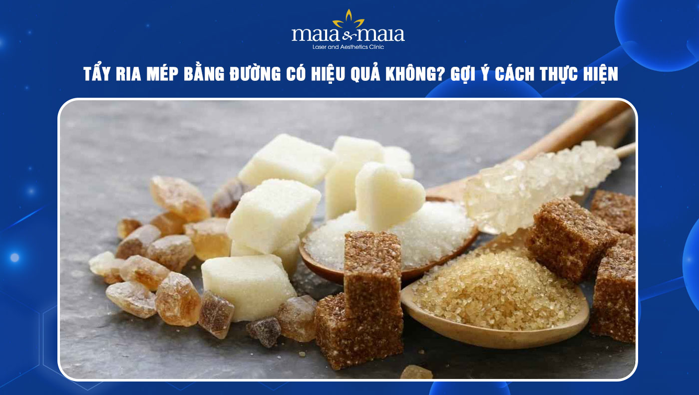 Tẩy ria mép bằng đường có hiệu quả không? 4 cách thực hiện